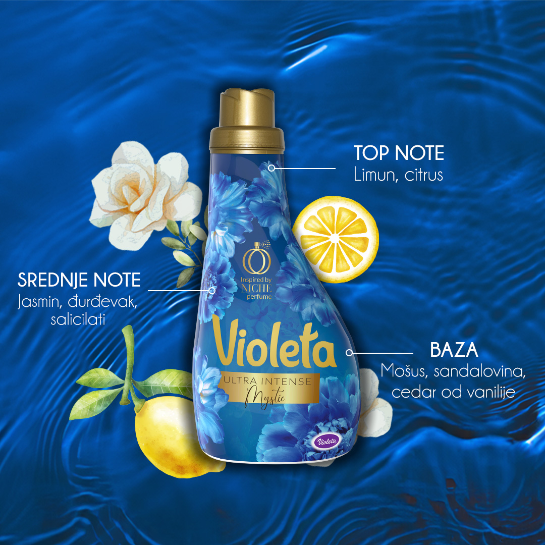 NOVI VIOLETA OMEKŠIVAČ ZALUDIO LJUBITELJE POZNATOG PARFEMA - Violeta ...